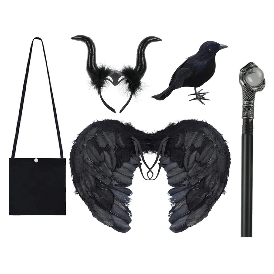 Карнавальное платье ведьмы DreamParty для девочки 4T (Tag 120), only accessories 1