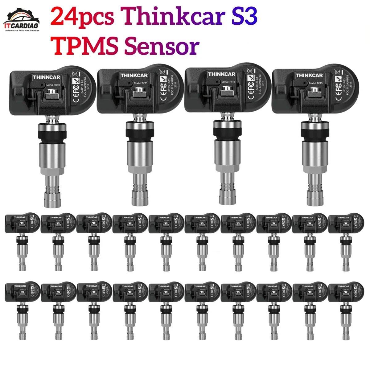 24шт Thinkcar S3 TPMS Датчик шин 315/433 МГц