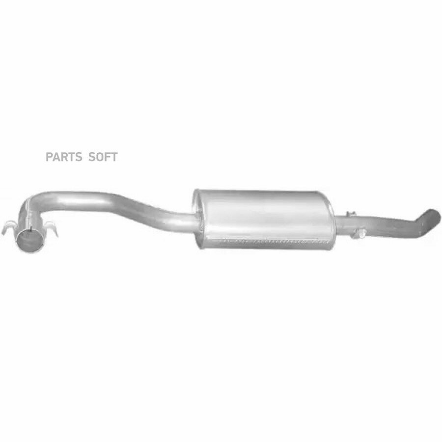 Глушитель средн часть FIAT: DUCATO CAMPER 1.9TD/2.5D от официального дистрибьютора, POLMOSTROW, артикул 07517