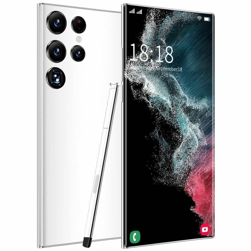Фициально авторизовано Оригинал S22Ultra 5G Смартфон 5G, Dual SIM Dual Standby память 8+256
