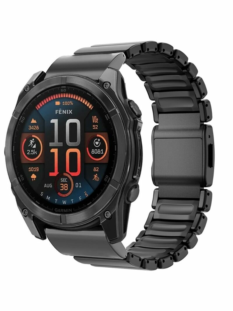 26мм титановая лента для Garmin Watch Fenix 8 7X Pro Tactix7 EPIX Pro 51мм Enduro 3 2X Instinct 3 2X 50мм быстрый ремень