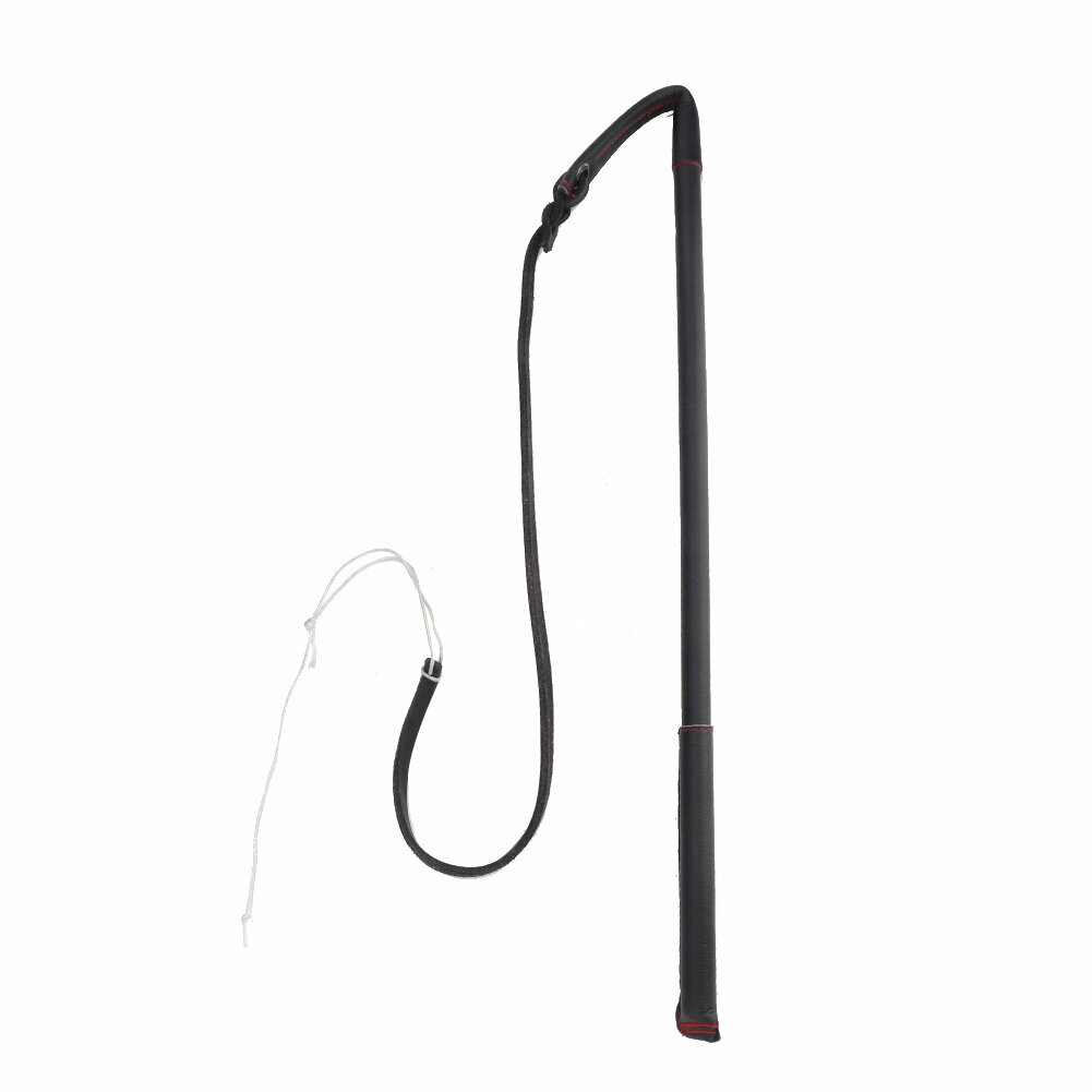 Кнут для дрессировки собак с искусственной воловьей кожей для собак среднего и крупного размера, прочная ручка для легкого управления, эффективный аксессуар для дрессировки послушания