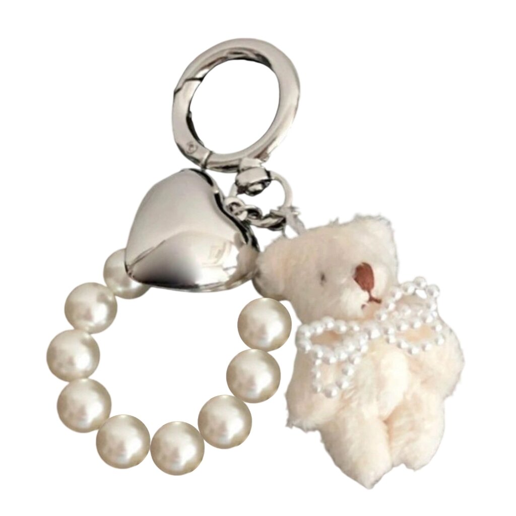 Цепочка для телефона с бусинами и бантом, брелок для женщин