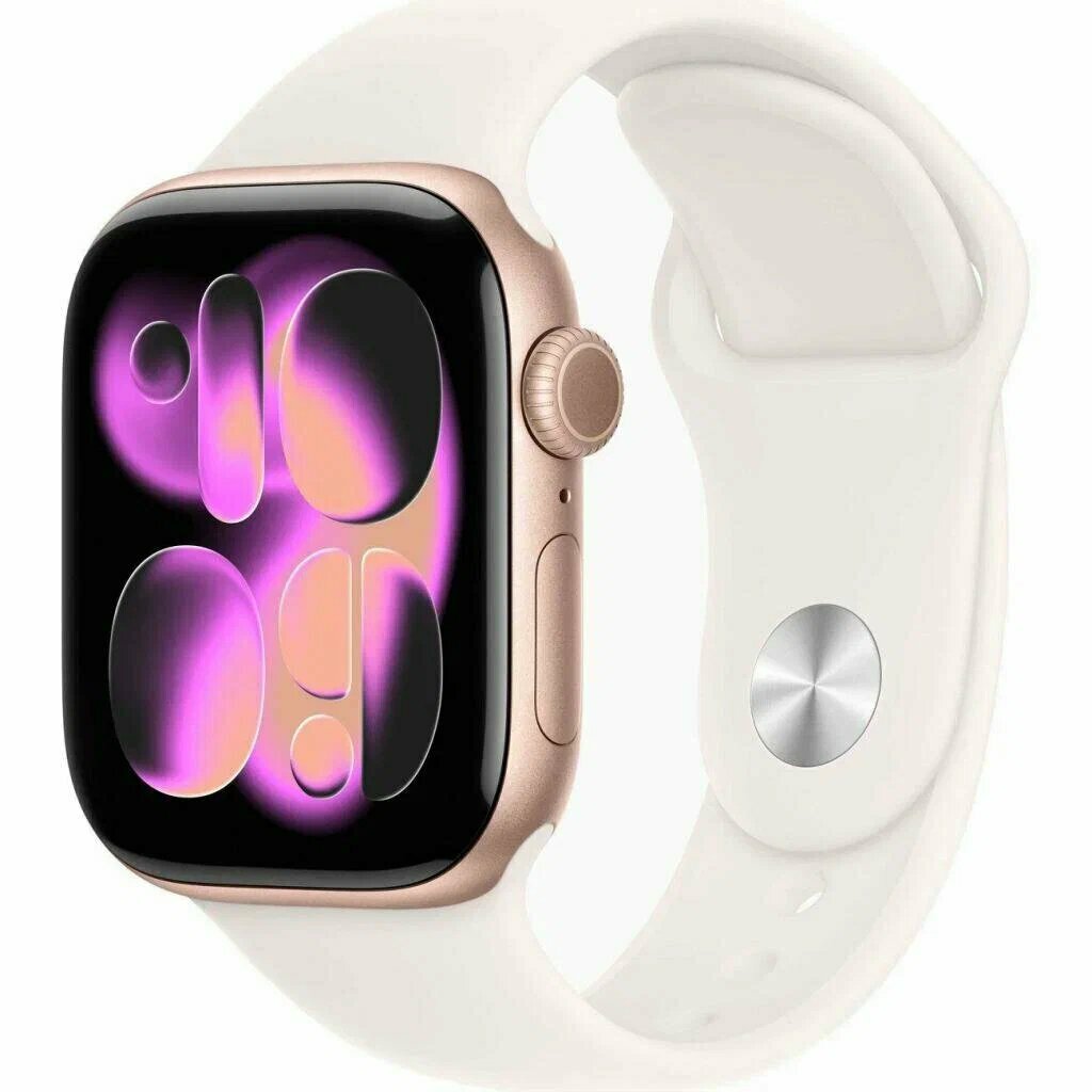 Умные часы Apple Watch Series 11 GPS 42mm Rose Gold Aluminium Case with Light Blush Sport Band - M/L