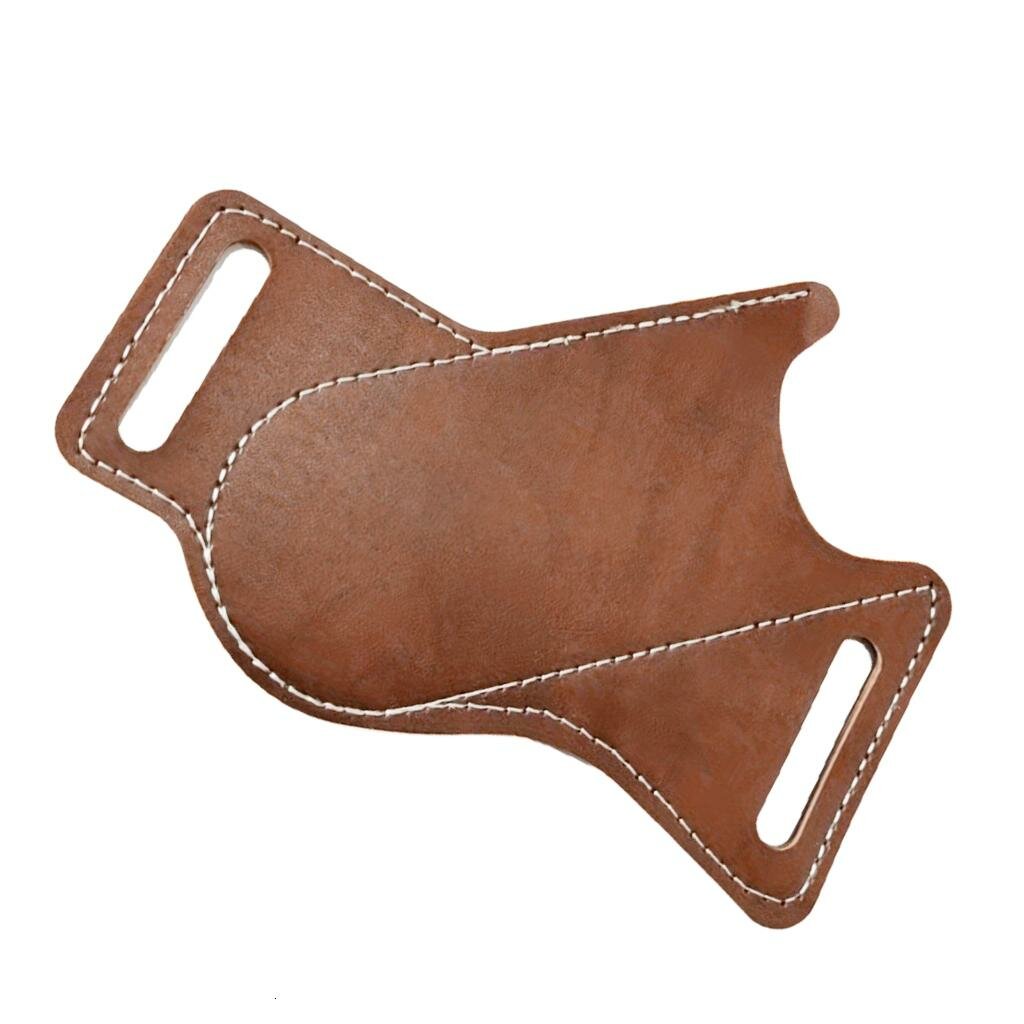 Чехол для мультитула из искусственной кожи для хранения на открытом воздухе, Темно - коричневый