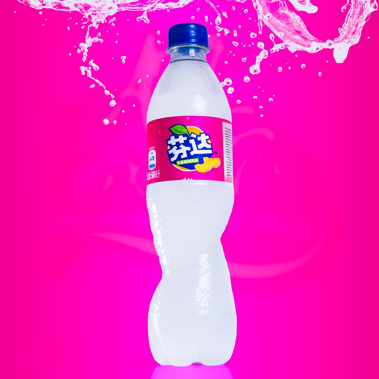 Fanta 0,5л.*12шт. Peach ПЭТ Китай Fanta Напиток газированный Китай