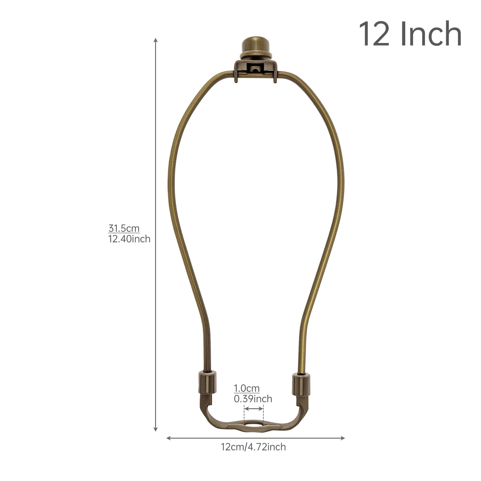 Античный бронзовый кронштейн для абажура RTNLIT 7-12 дюймов 12inch