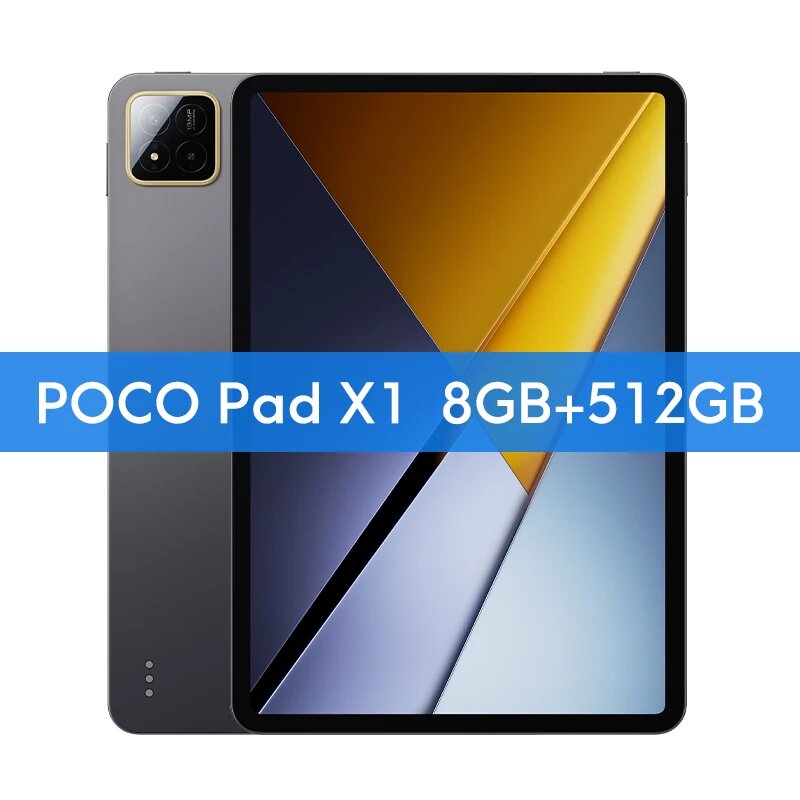 Планшет Poco Pad X1, 11.2", 8/512ГБ, Wi-Fi, Android