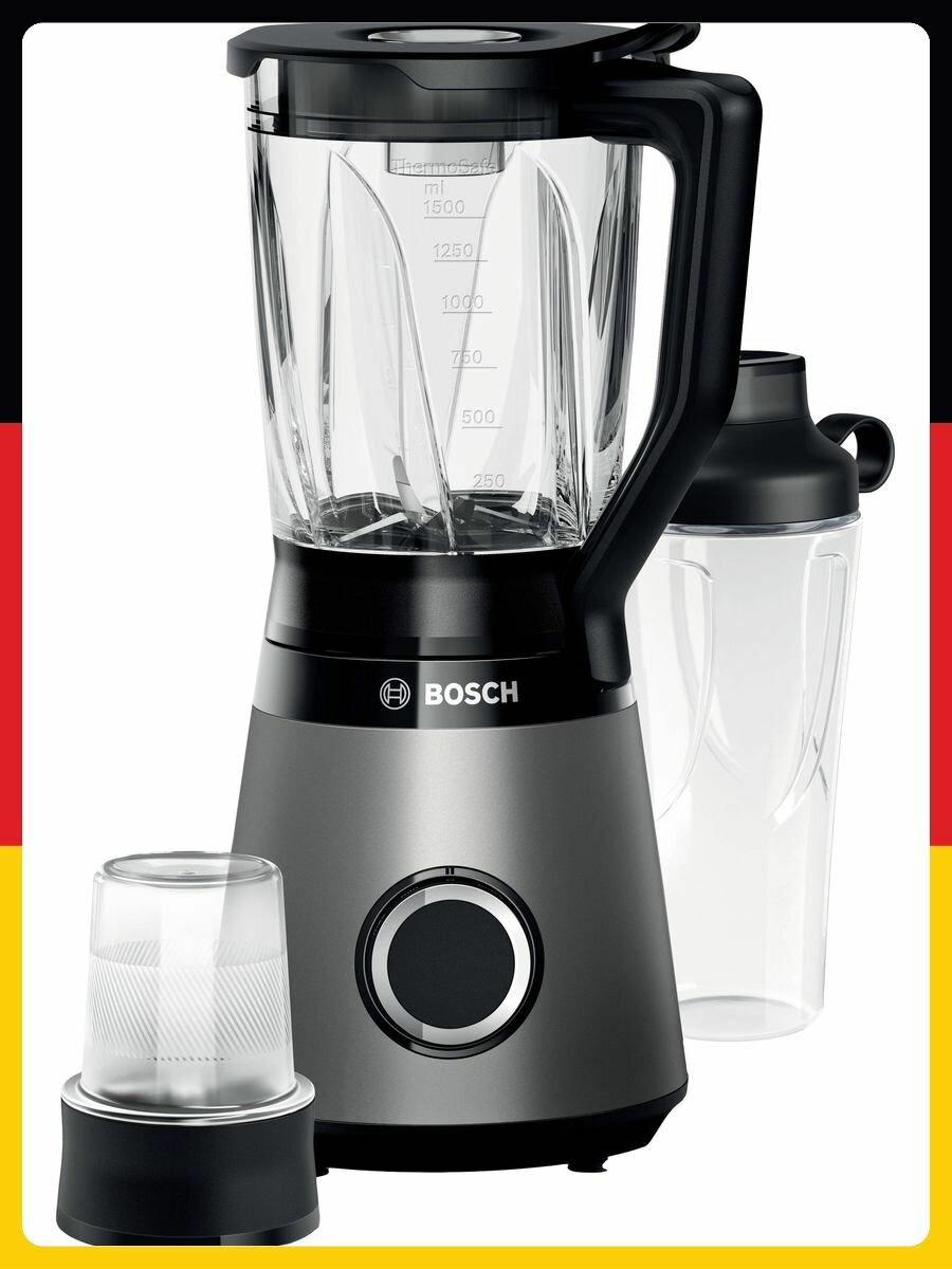 Миксер Bosch VitaPower Series 4, 1200 Вт, серебристый, черный
