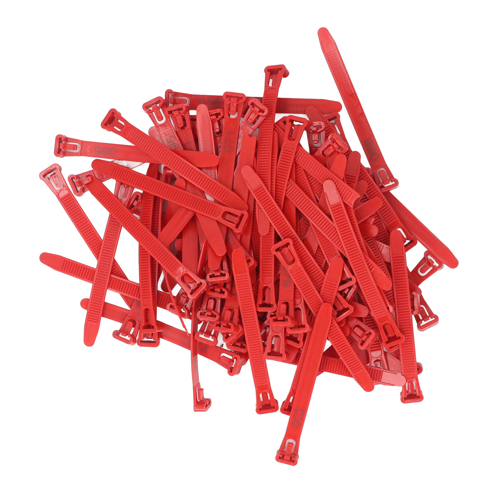 Кольца для куриных ножек 1-100 пронумерованные идентификационные бирки для куриц многоразовые для уток, цыплят, кур, голубей, гусей красные