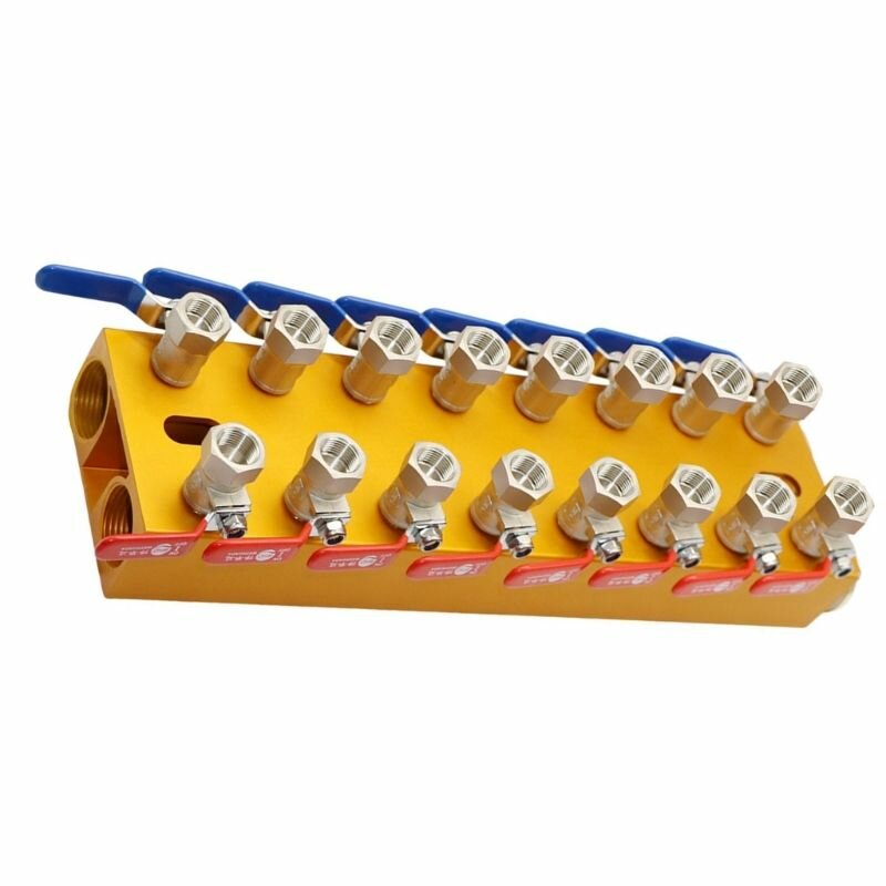 Двухрядный шунт для отвода воды из машины литья под давлением-16 бит