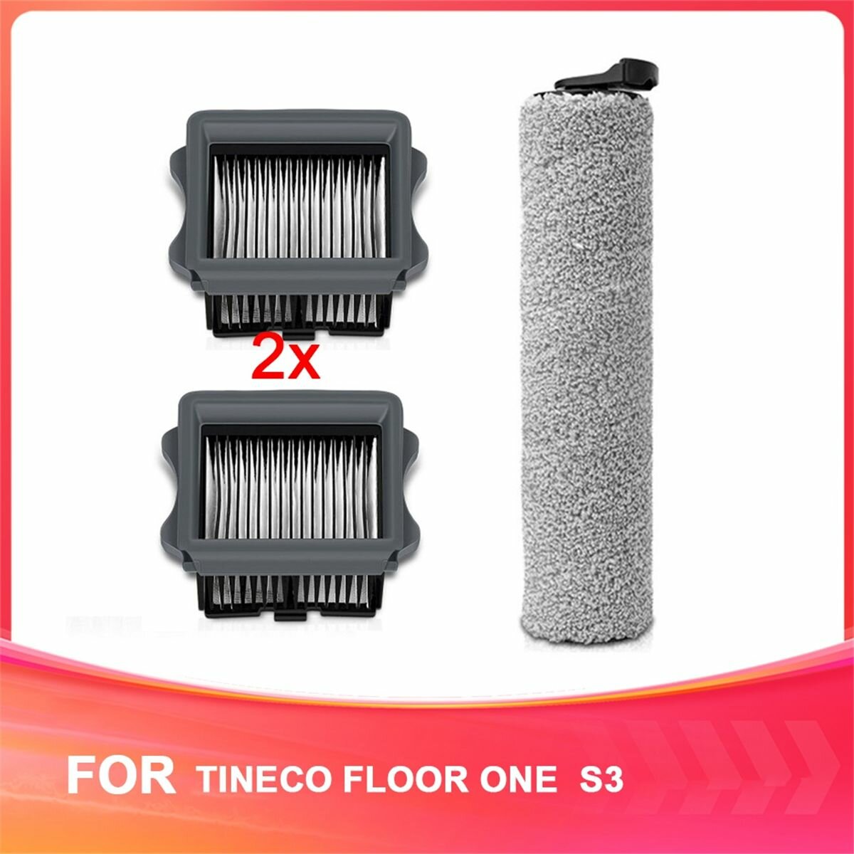 Для TINECO FLOOR ONE S3 Roller Brush Filter Filter Accessories