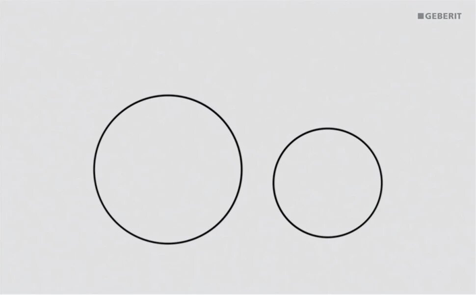 Кнопка смыва Geberit Sigma 40 115.628. JT.1 для инсталляции, белый матовый