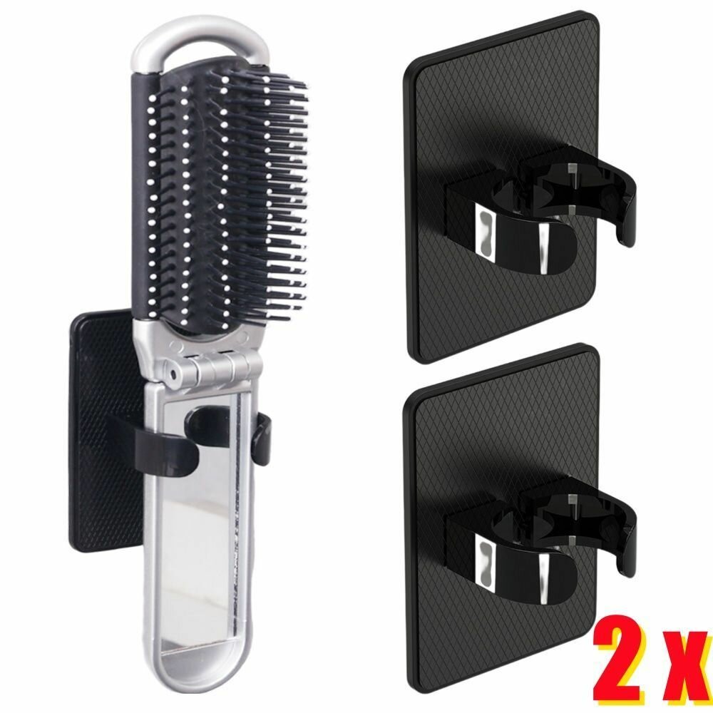 Самоклеящийся настенный держатель для расчесок, Держатель для ванной комнаты, 2 шт.