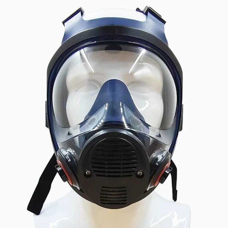 Противогазная маска с фильтрами для строительных работ Темно-синий, A8 mask Body