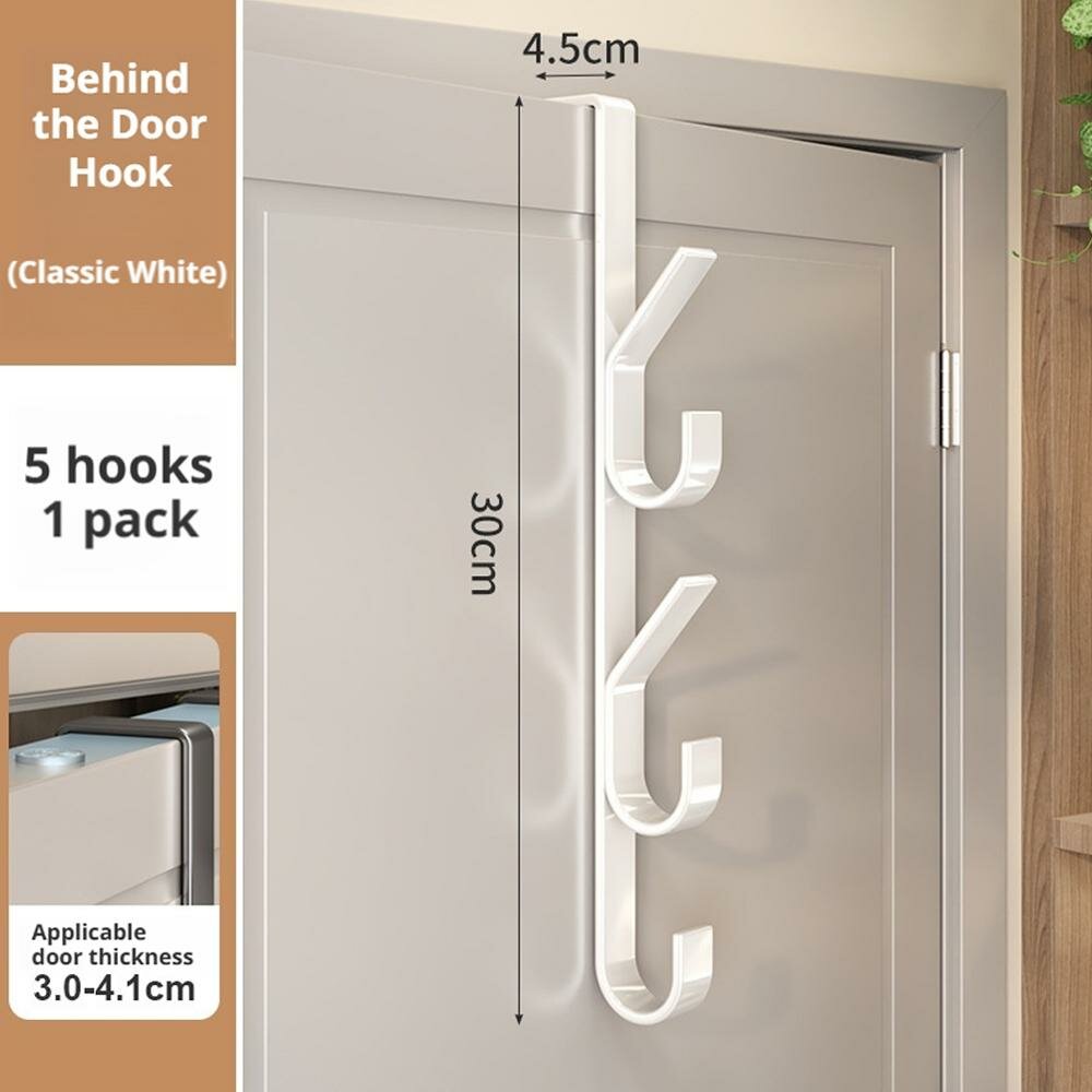 Навесные крючки на дверь, вертикальные, стальные, без сверления, для одежды, полотенец, сумок