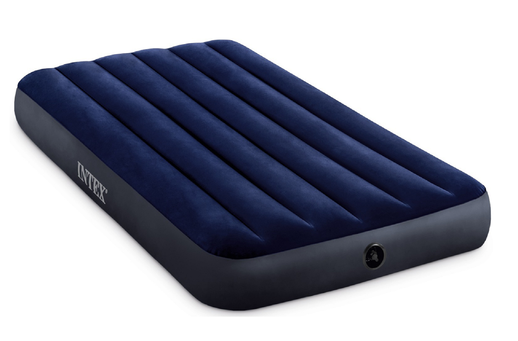 Надувной матрас Intex Classic Downy, односпальный, 99x191x25 см
