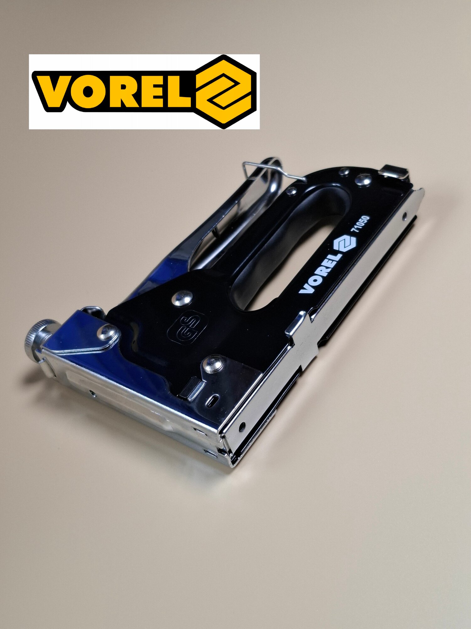 Степлер металлический VOREL с регулировкой 4-14 мм, 71050-1