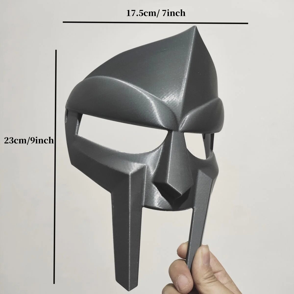 MF DOOM Spartan Маска Ретро Хип-Хоп Металлическое Лицо Панк Рок Звезда Маска Маскарадная Вечеринка Косплей Костюм Реквизит DJ Сценическая Маска для Мужчин