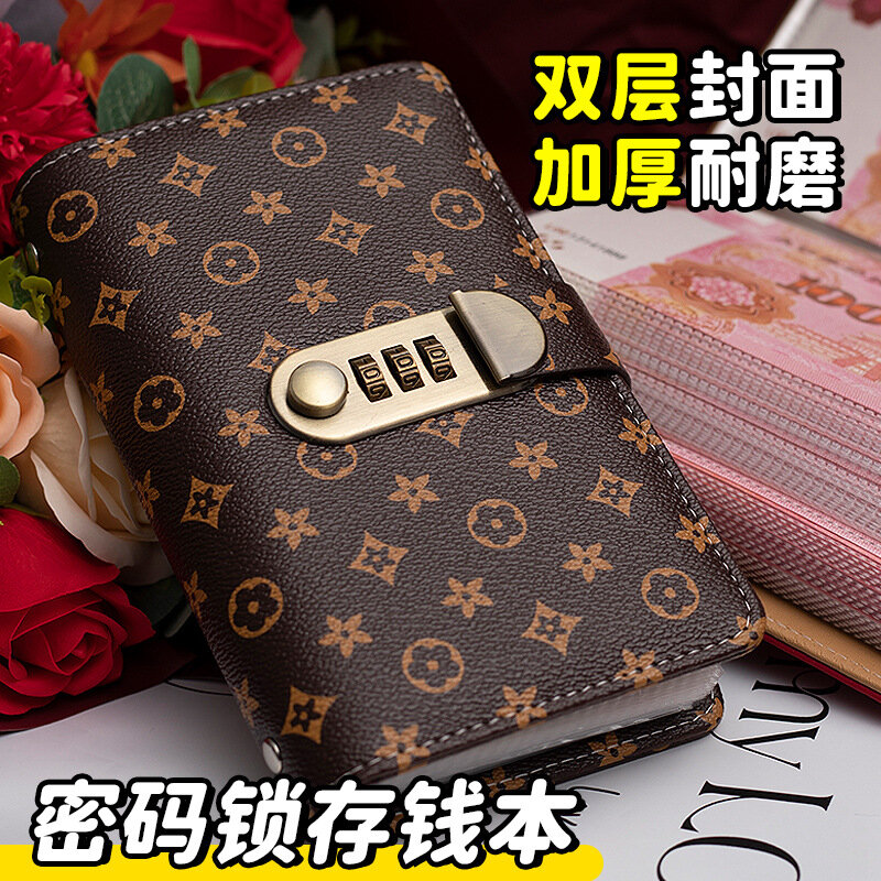 Книга для экономии денег, кассовая книга, большая емкость, интернет-знаменитость, новая модель 2025 года, книга для хранения банкнот с парольным замком для детей