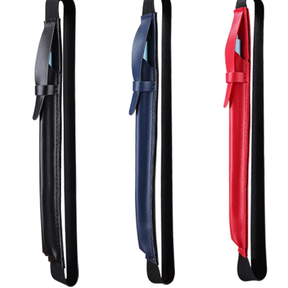 Чехол Для Стилуса Из Натуральной Кожи Защитный Вес Легкий Размер 18 2Cm Цвет Black