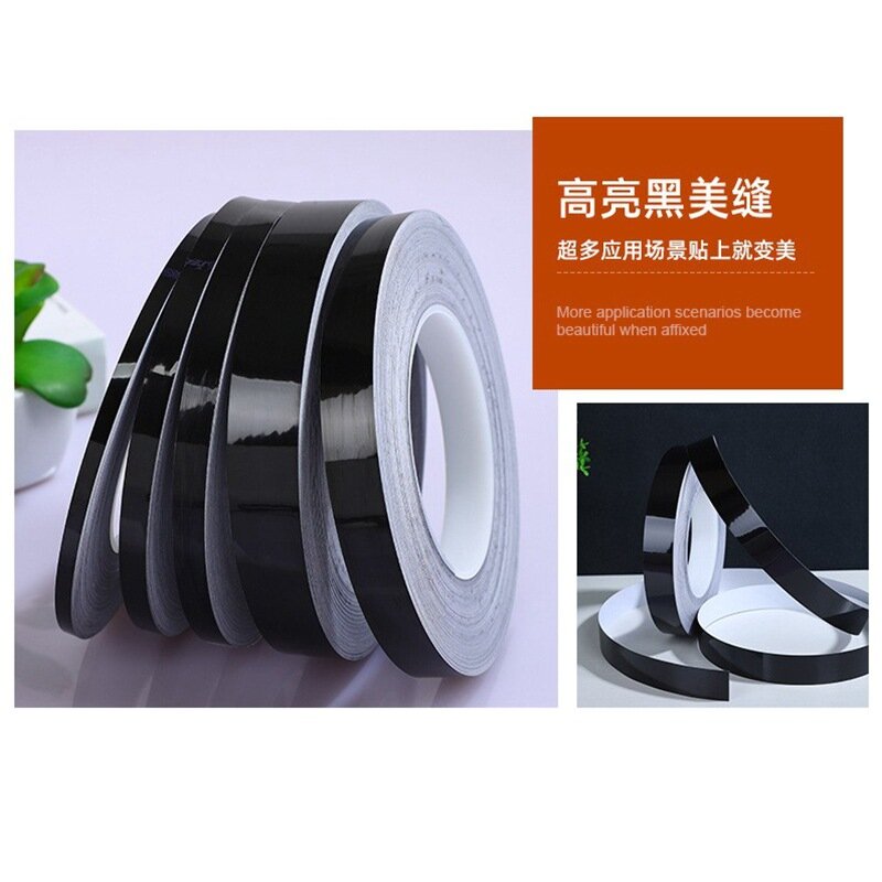 Клеевая лента для швов кухни, водонепроницаемая, маслостойкая, наклейка для стен, плитки, пола, декоративная лента для краев, самоклеящаяся лента для швов