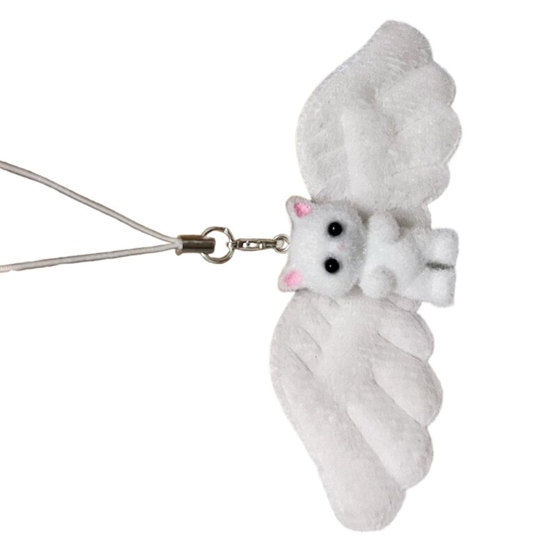 Супер симпатичный кулон для мобильного телефона angel cat