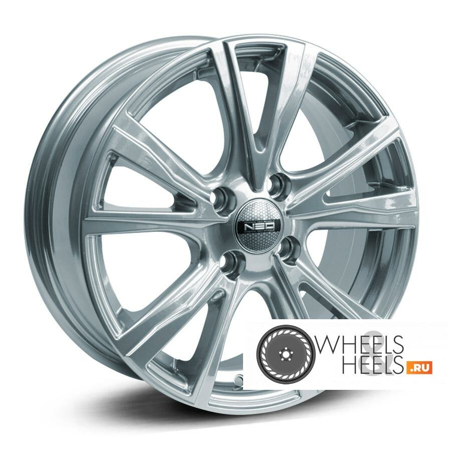 Диск автомобильный литой NEO 674 16x6 4x100 et45 dia54.1 Серебристый