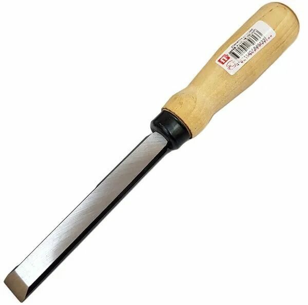 Долото-стамеска 16мм плос. дерев. руч. 1шт