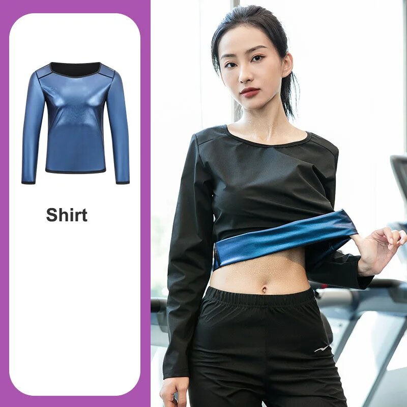 Костюм-сауна для похудения, корректирующая одежда для похудения, топ, рубашка, жилет М, Women Shirt