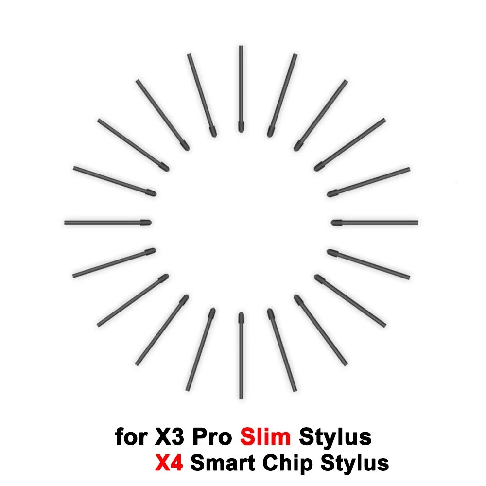 XP-Pen 20 сменных наконечников для стилусов X3 Pro Slim и X4