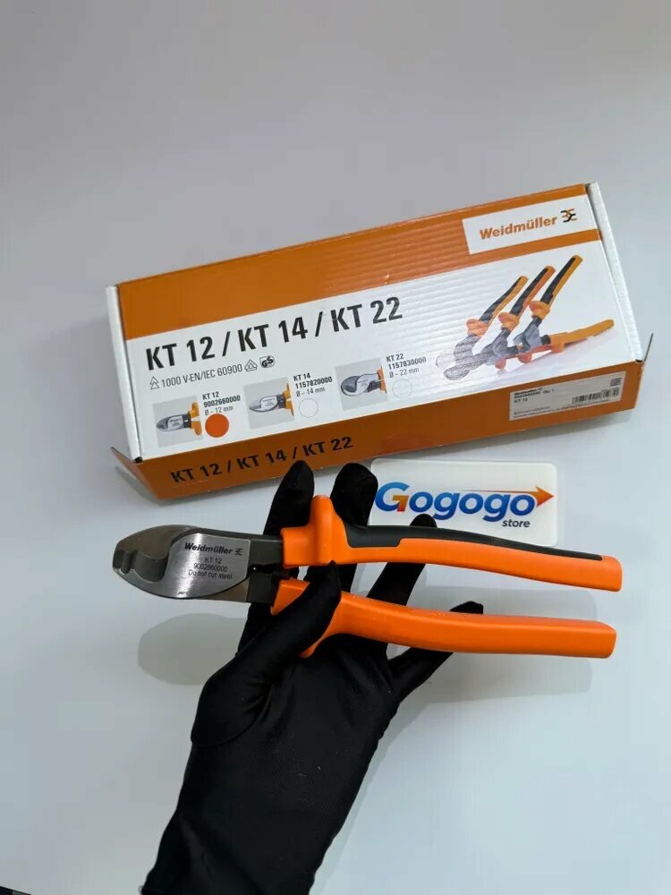 Weidmuller KT 12 9002660000 Режущий инструмент, Резак для резки одной рукой