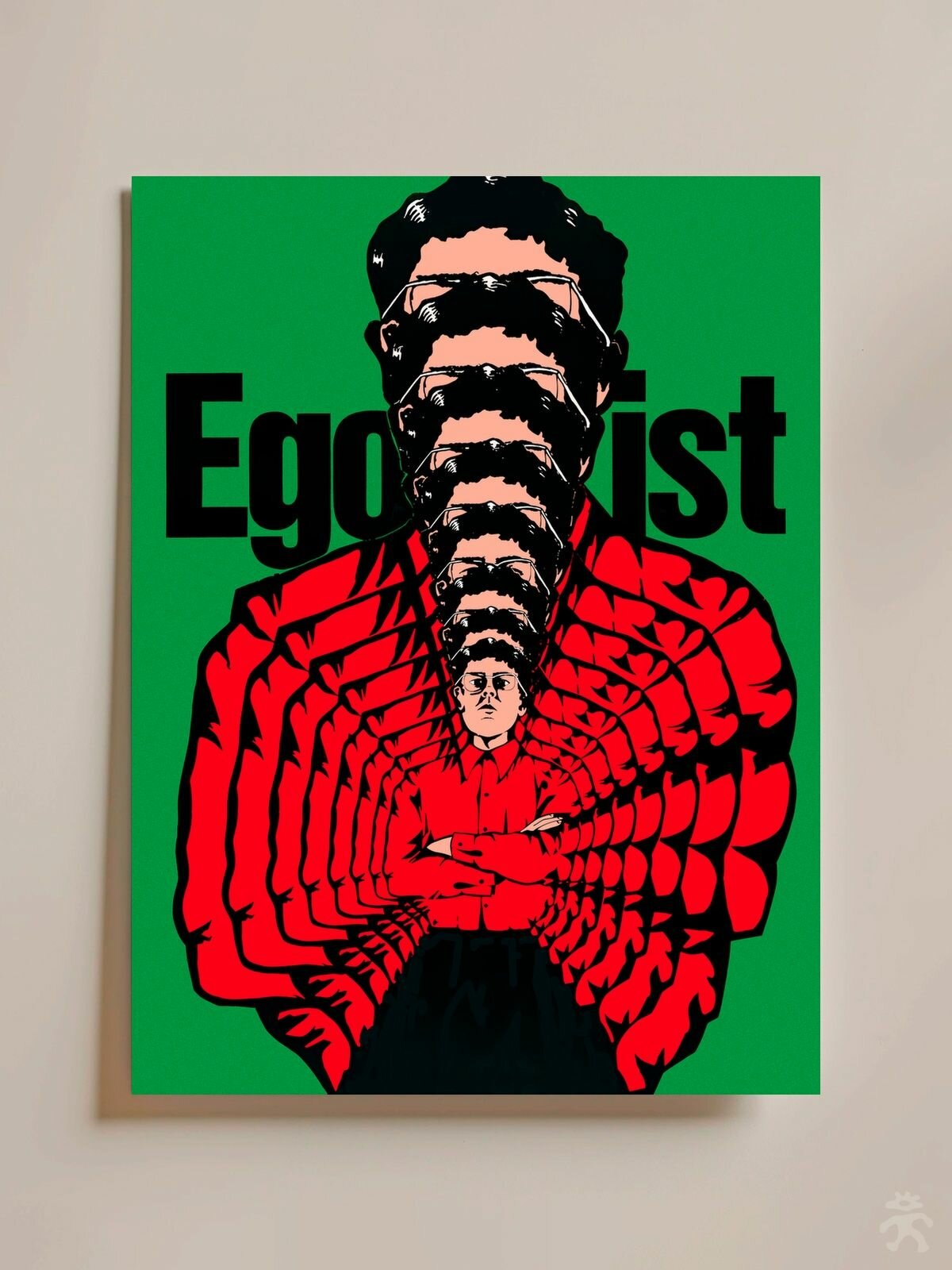 Интерьерный постер "Egoist" в стиле pinterest, 30x40 см