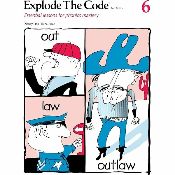 Explode the Code 6: Essential Lessons for Phonics Mastery，Reprinted paperback book