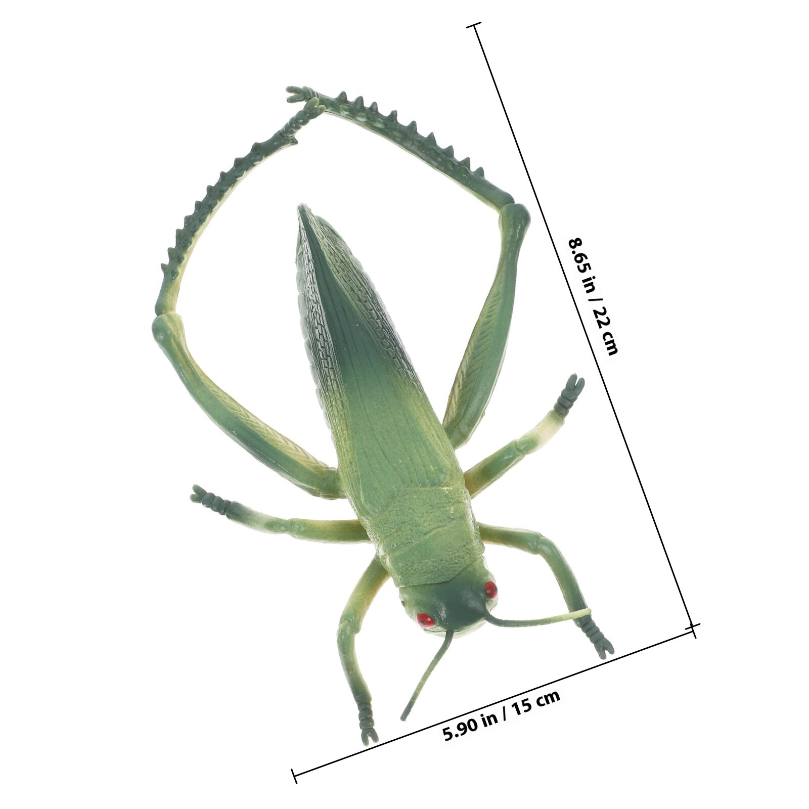 Настольные Фигурки Насекомых Реалистичные Игрушки С Grasshopper 22.00X15.00X3.00Cm