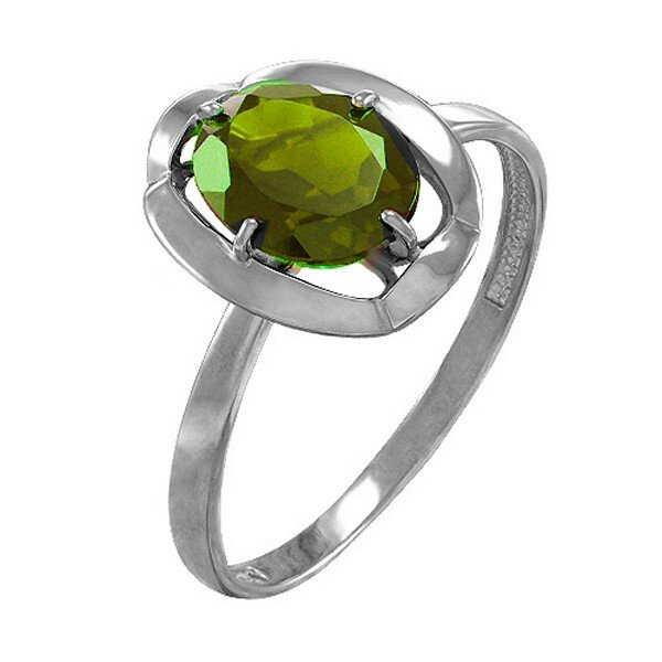 Кольцо, серебро, 925 проба, родирование