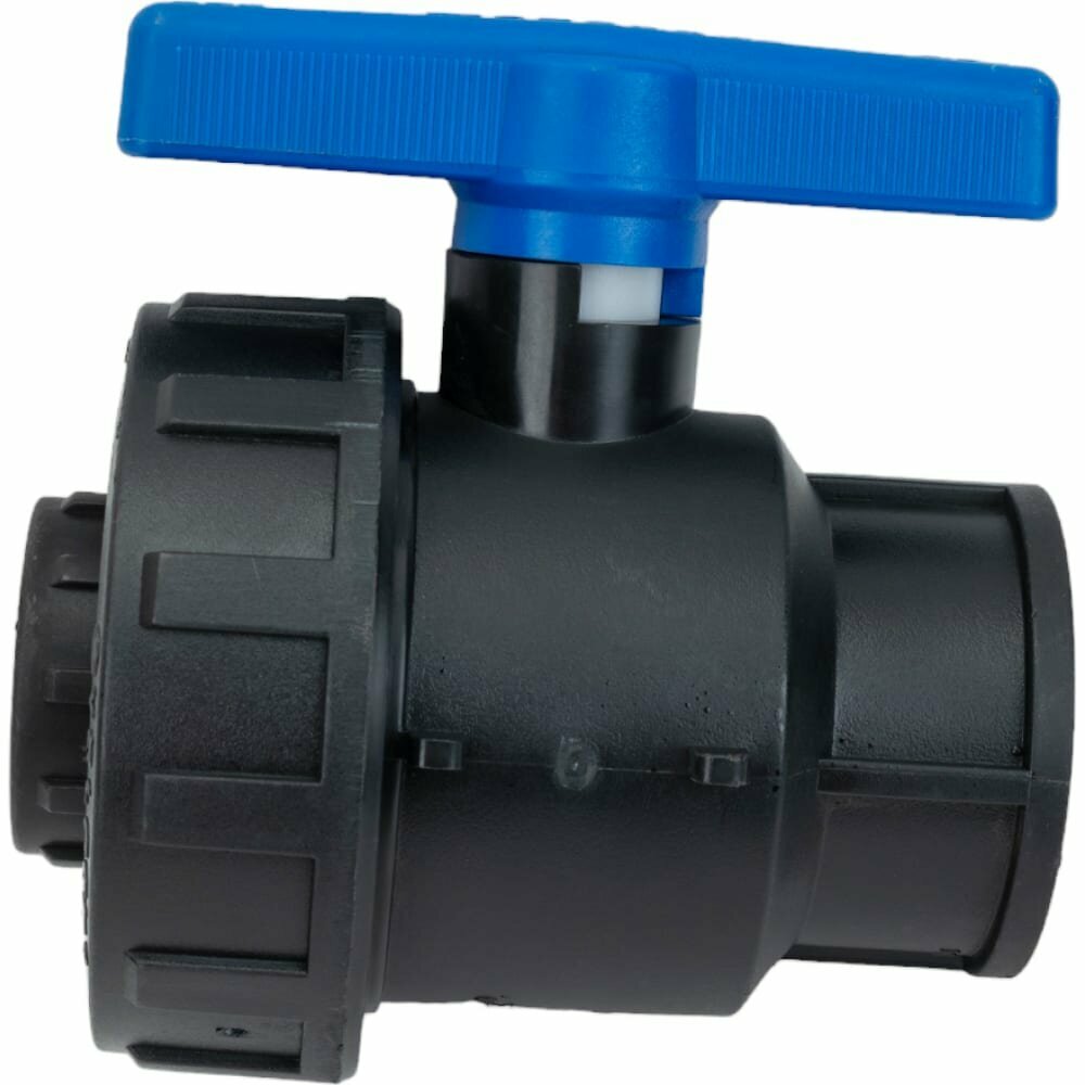 Компрессионный шаровой кран VALFEX ПНД ВН/ВН резьба разборный 1 1/4"- 1" Ду33