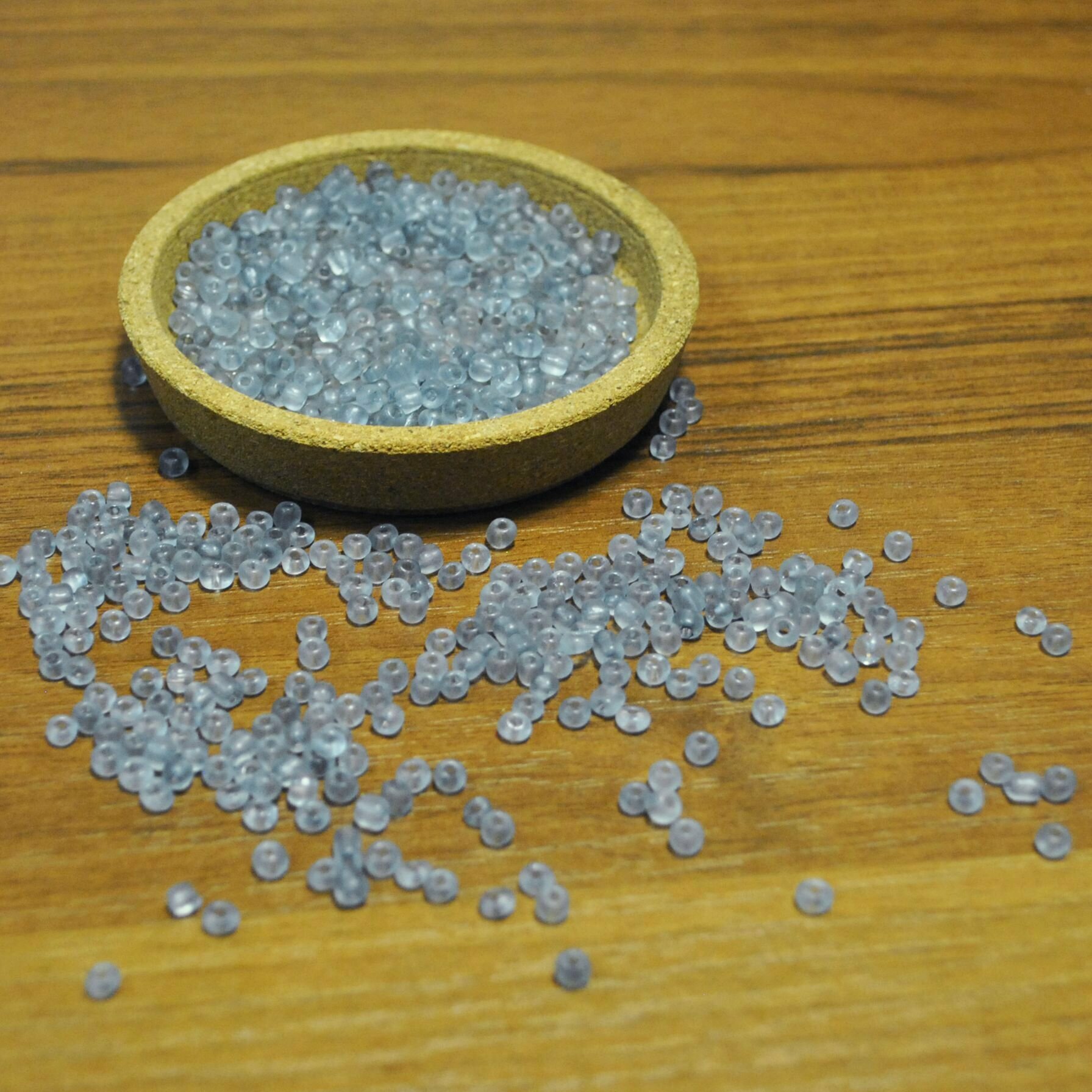 Бисер №6 Серый Матовый