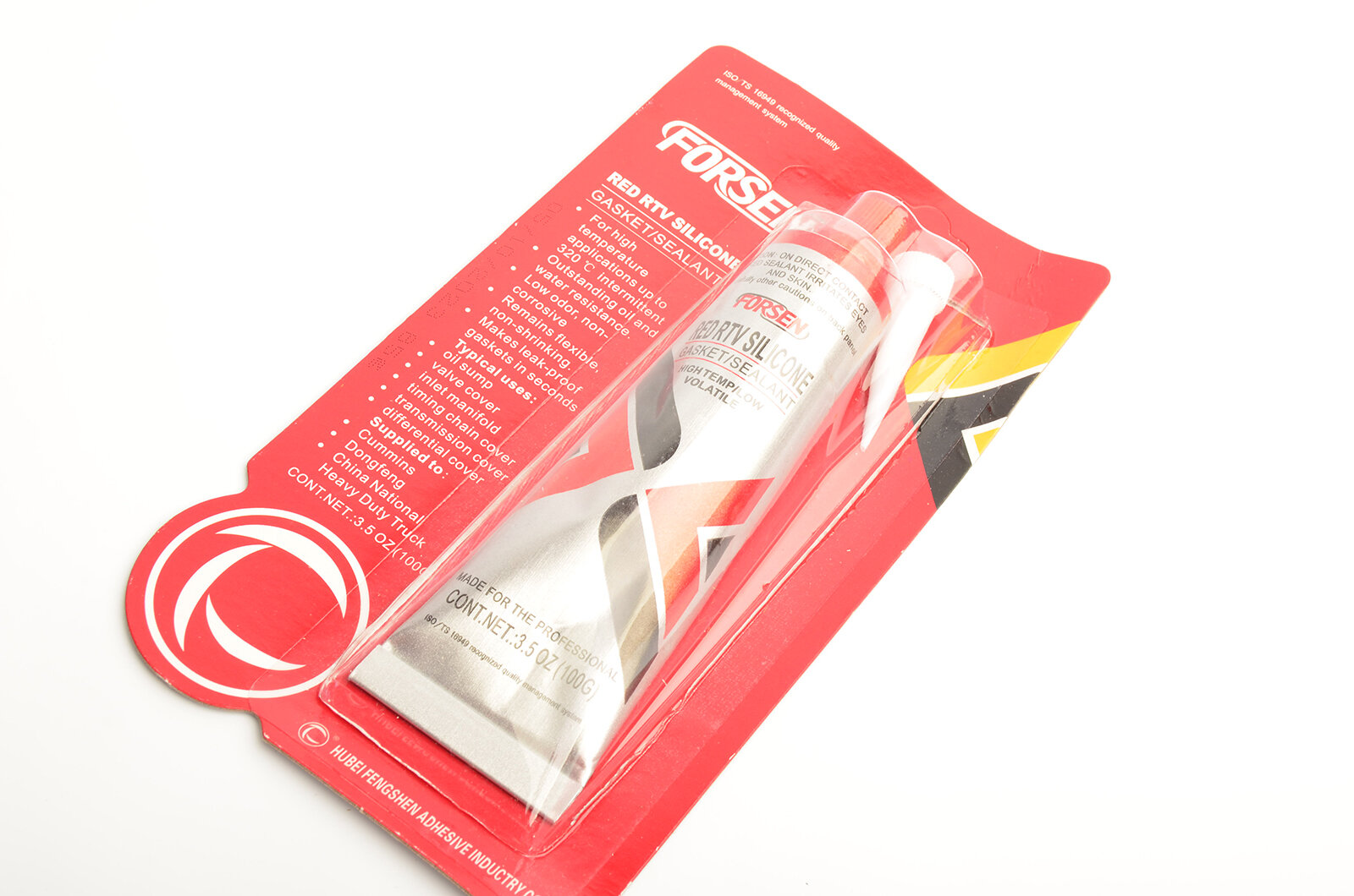 Герметик-прокладка FORSEN красный 100 г +260°C