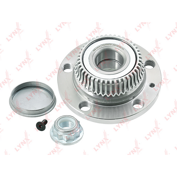 LYNXAUTO wh-1219 (01862 / 050253B / 09521) ступица задняя в сборе с abs Audi (Ауди) a3 1.6-1.9d 96-03 / tt 1.8 98-06 Skoda (Шкода)