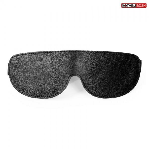 Кожаная маска на глаза NOTABU NTB-80353