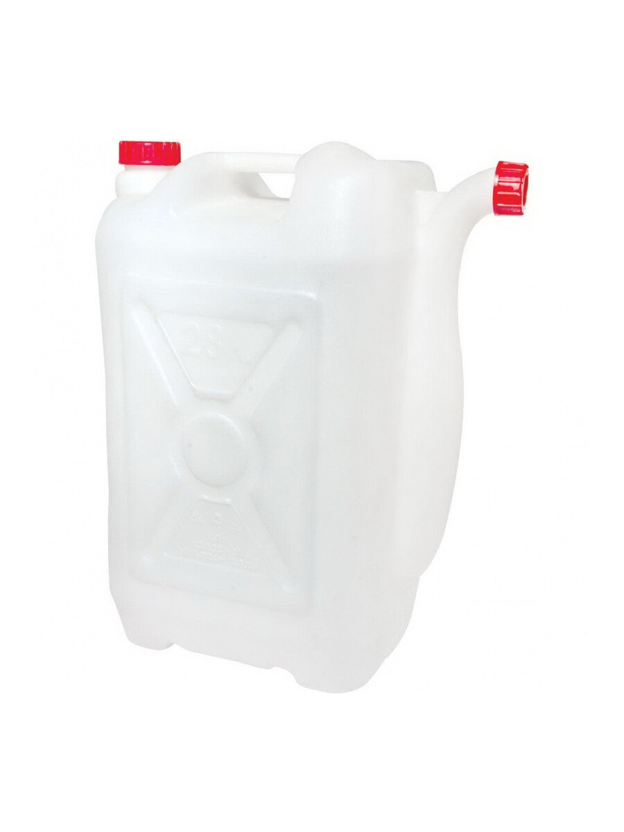 Канистра Альтернатива М565, для воды, пластик, 25 литров, белая