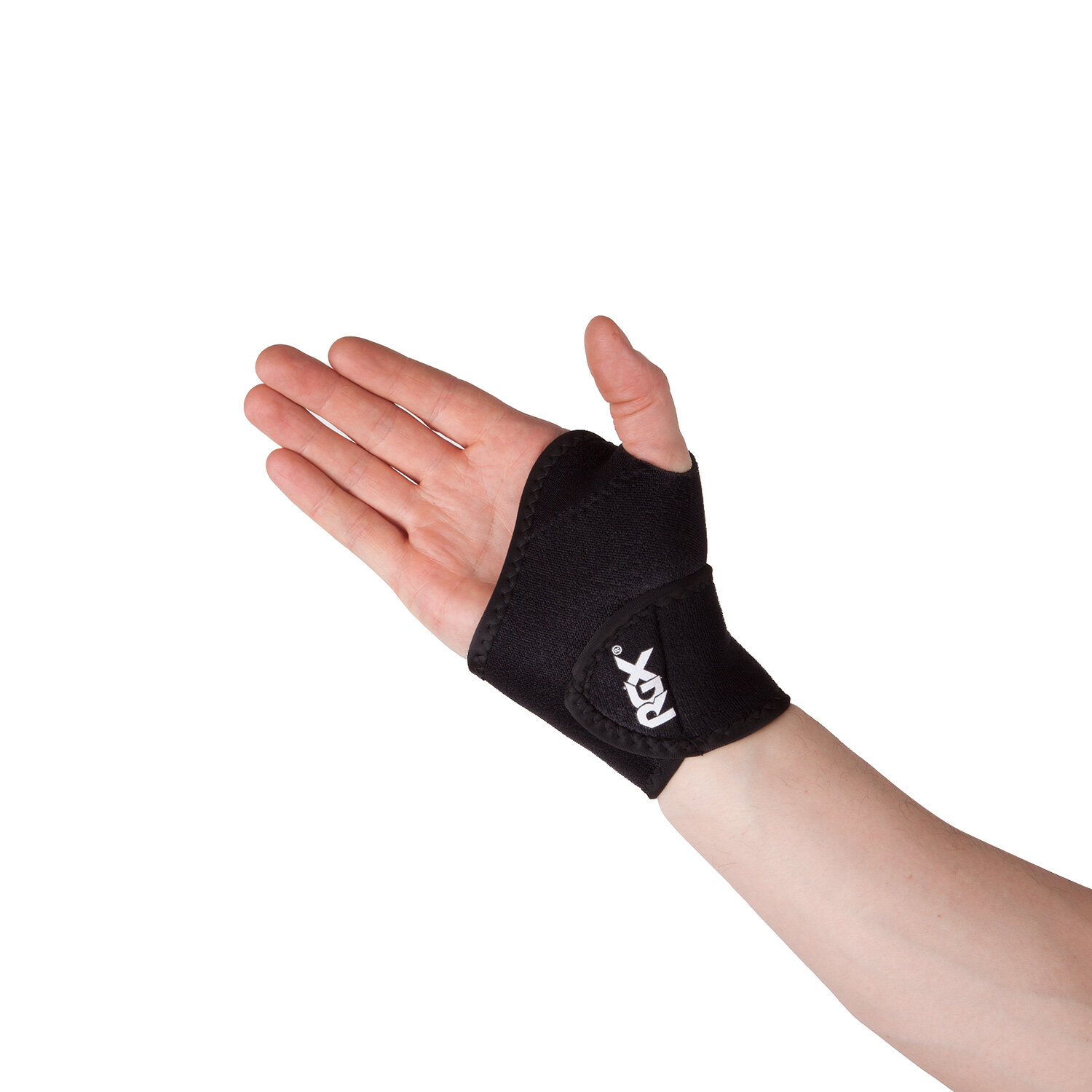 Суппорт запястья Rgx-1821, микромассажное, тепловое действие, черный