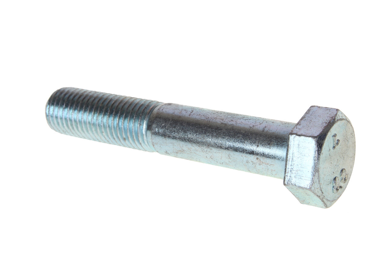 Болт М16х2.0х90 шестигранный оцинкованный неполная резьба кл. прочн. 8.8