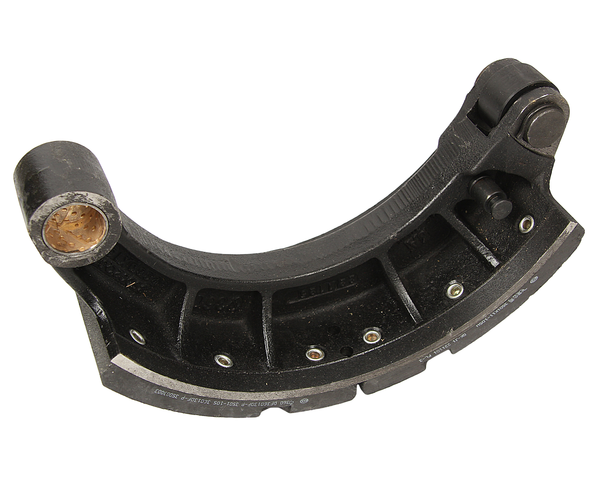 Колодки тормозные JAC N120 КАМАЗ Компас-12 передние барабанные (1шт.) (нижняя) OE