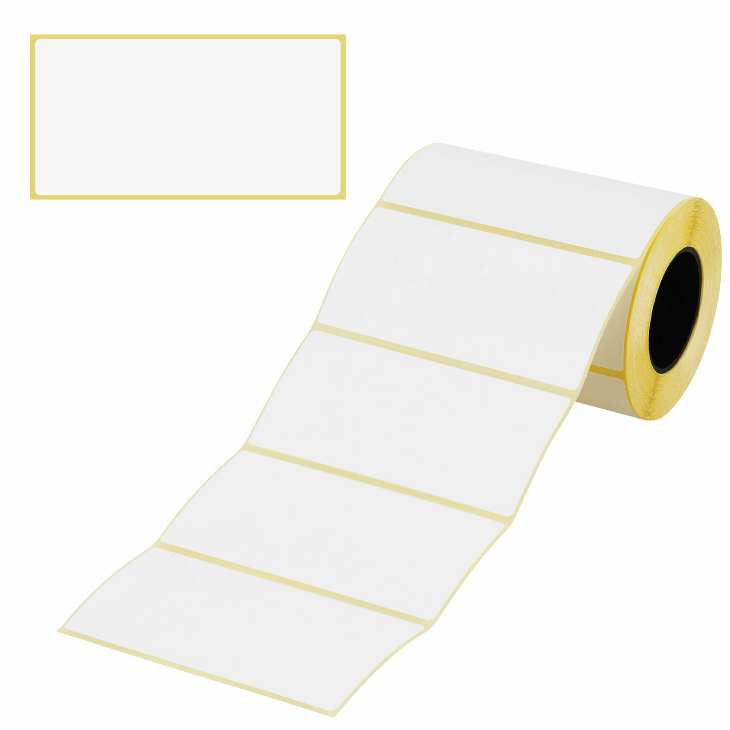 Термоэтикетки ЭКО, 100х50 мм, 500 этикеток в ролике, 115618 (упаковка 3 шт.)