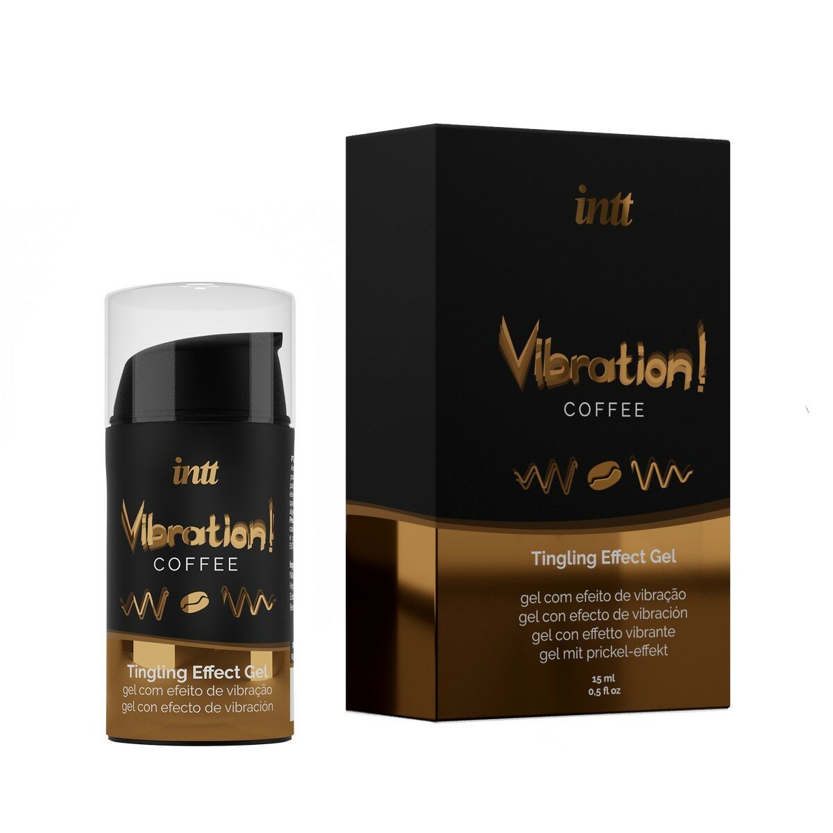 Интимный гель с эффектом вибрации Intt«Vibration! Coffee»,15 мл