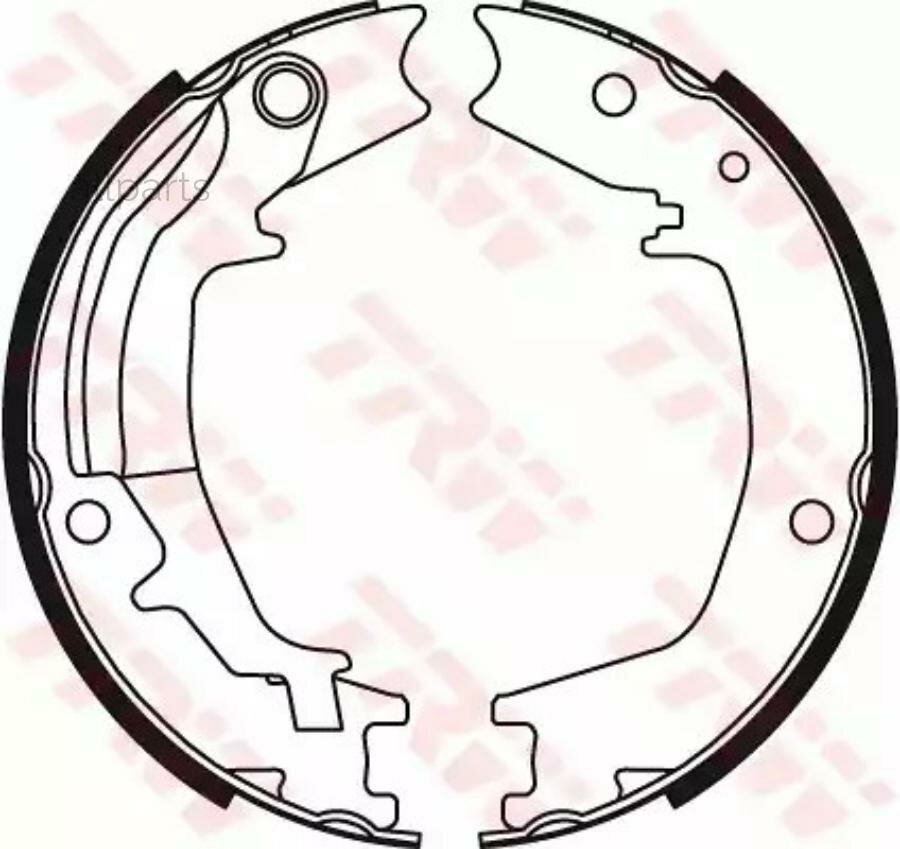 TRW GS8489 GS8489 колодки барабанные руч.\ Hyundai Santa Fe, KIA Sportage 00>