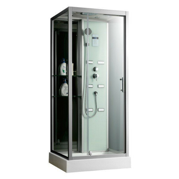 Душевая кабина Frank F-501 90x85 см пристенная, с турецкой баней, 29607950