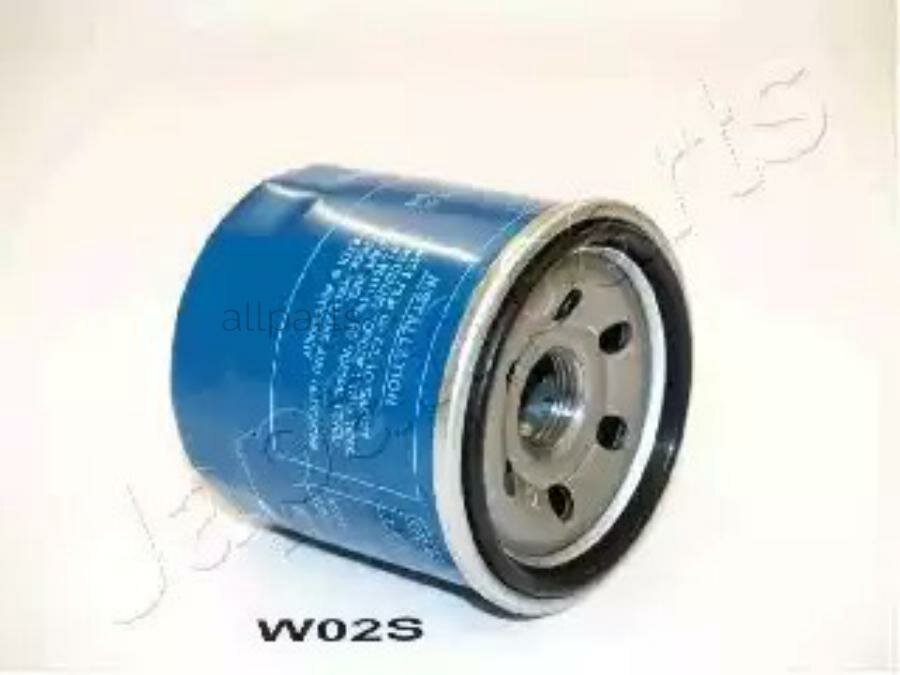 JAPANPARTS FO-W02S Фильтр масляный CHEVROLET AVEO 2 VOLUMI /CODA SPIOVENTE (T250, T255), CHEVROLET AVEO TRE VOLUMI (T250, T255), CHEVROLET SPARK (M300)